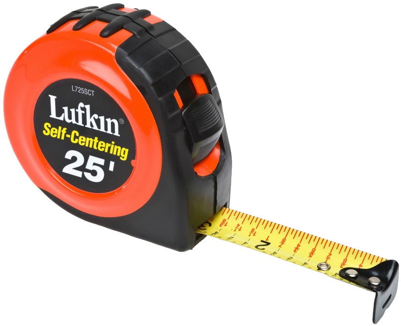 Lufkin L725SCTMP Self-Center Tape Measure, 1" x 25'